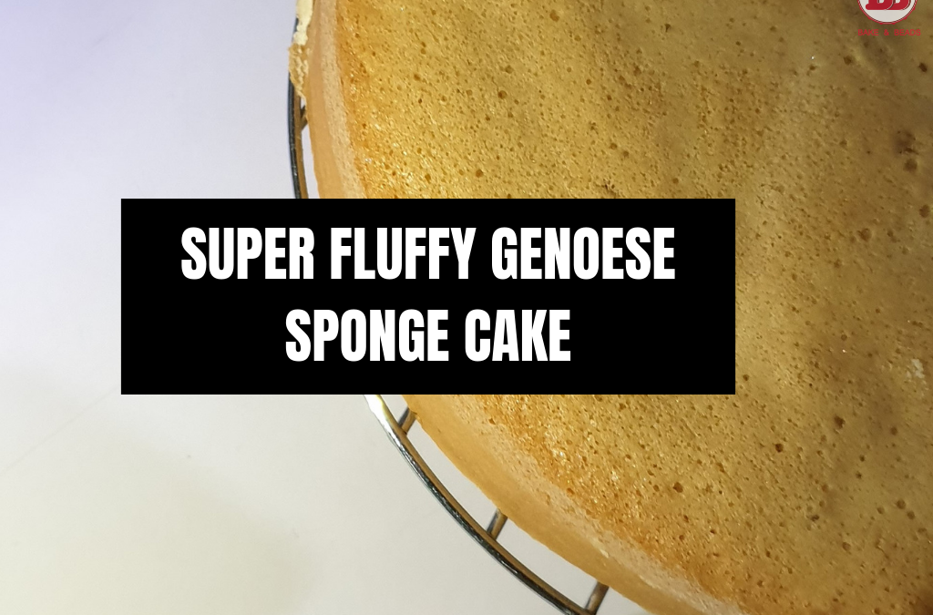 SUPER FLUFFY GENOESE SPONGE CAKE | Bake and Beads Academy